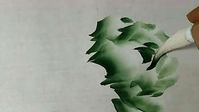国画教程:半开花苞牡丹绘画,笔法利落简单易学