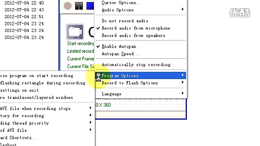 Camstudio屏幕录像免费软件
