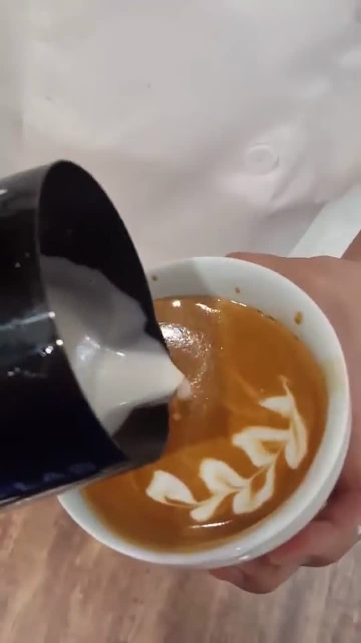 零基础咖啡拉花教学,两周暑期班还有...