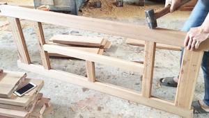 令人惊异的木工项目-用最快的木工机械建造硬木门