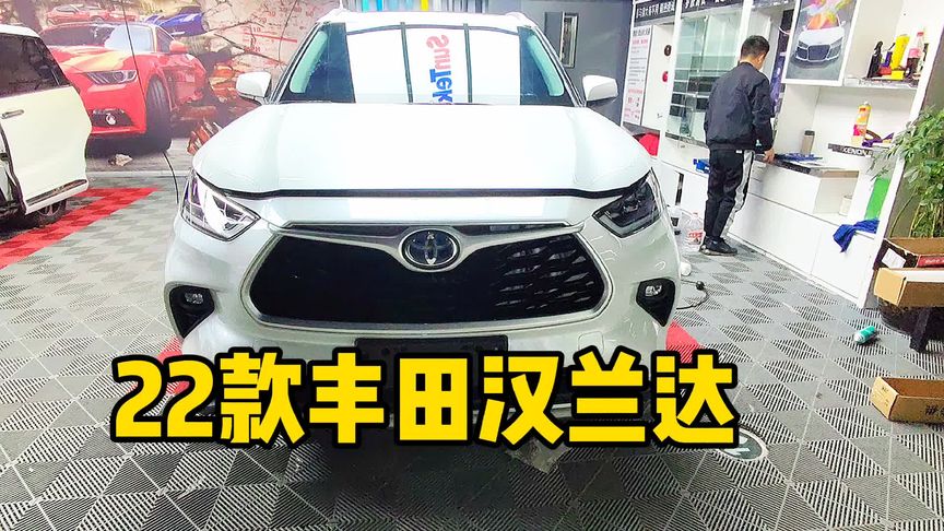 22款汉兰达安装海圳专车专用记录仪