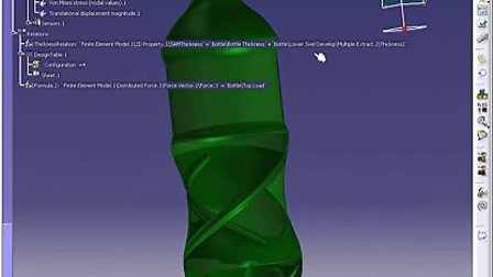 CATIA CAE中设计表(design table)在分析中的应用