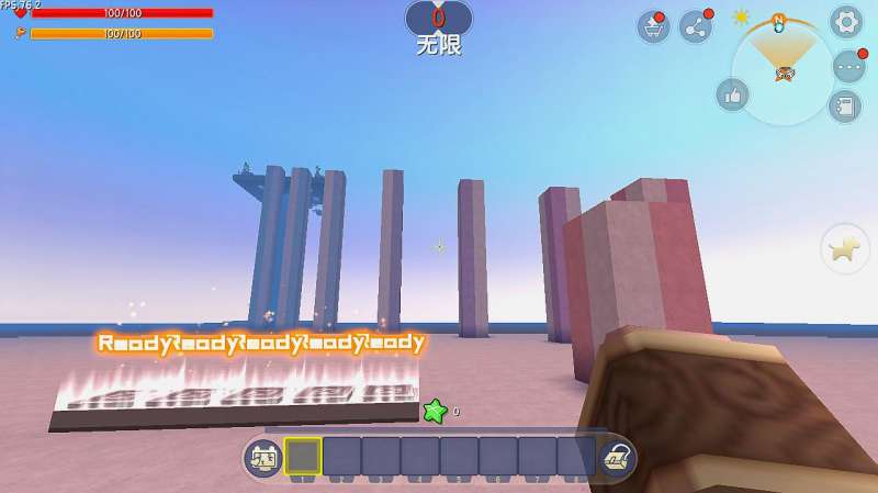 迷你世界:怪不得这么远,原来重力这么低啊