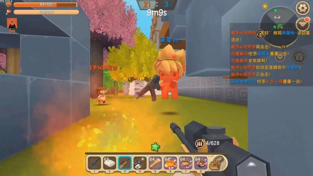 迷你世界:这是矮人国吗?一群小矮人对战