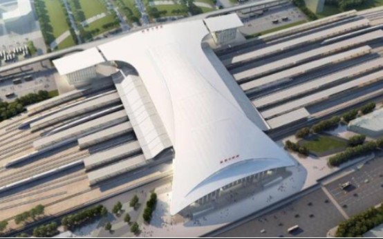 【京张高铁】张家口站主体基本完工