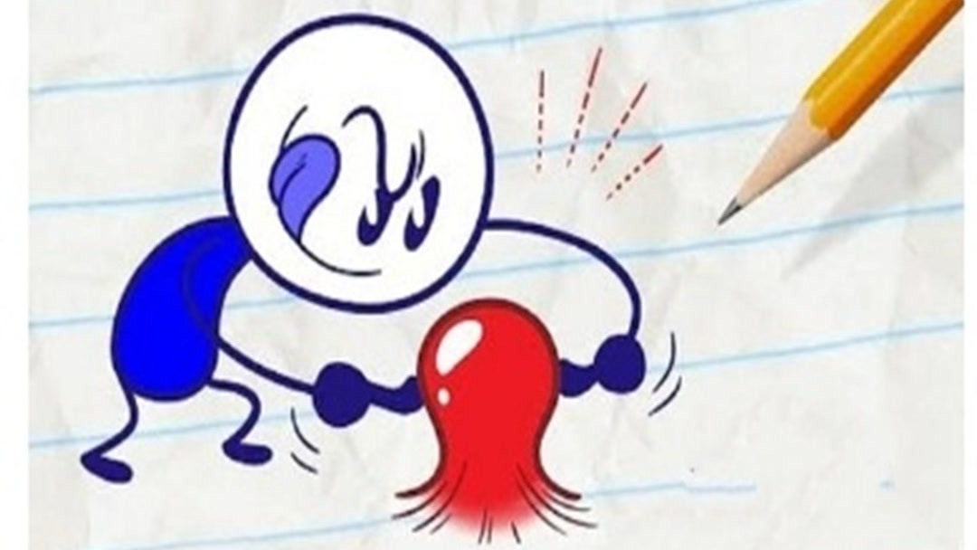 铅笔画小人 头上长包的铅笔人,怎么办?游戏