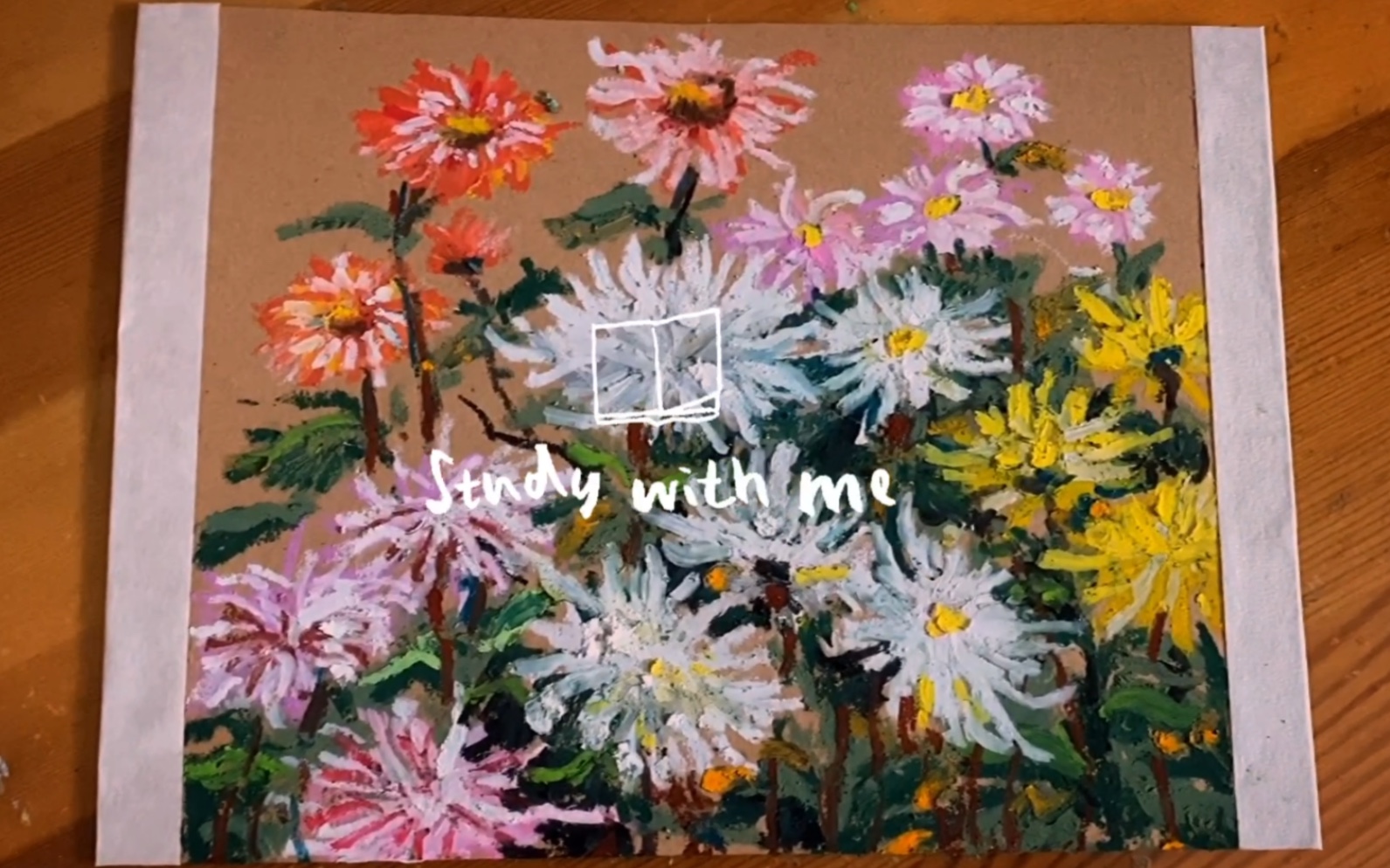 (油画棒速涂)小雏菊