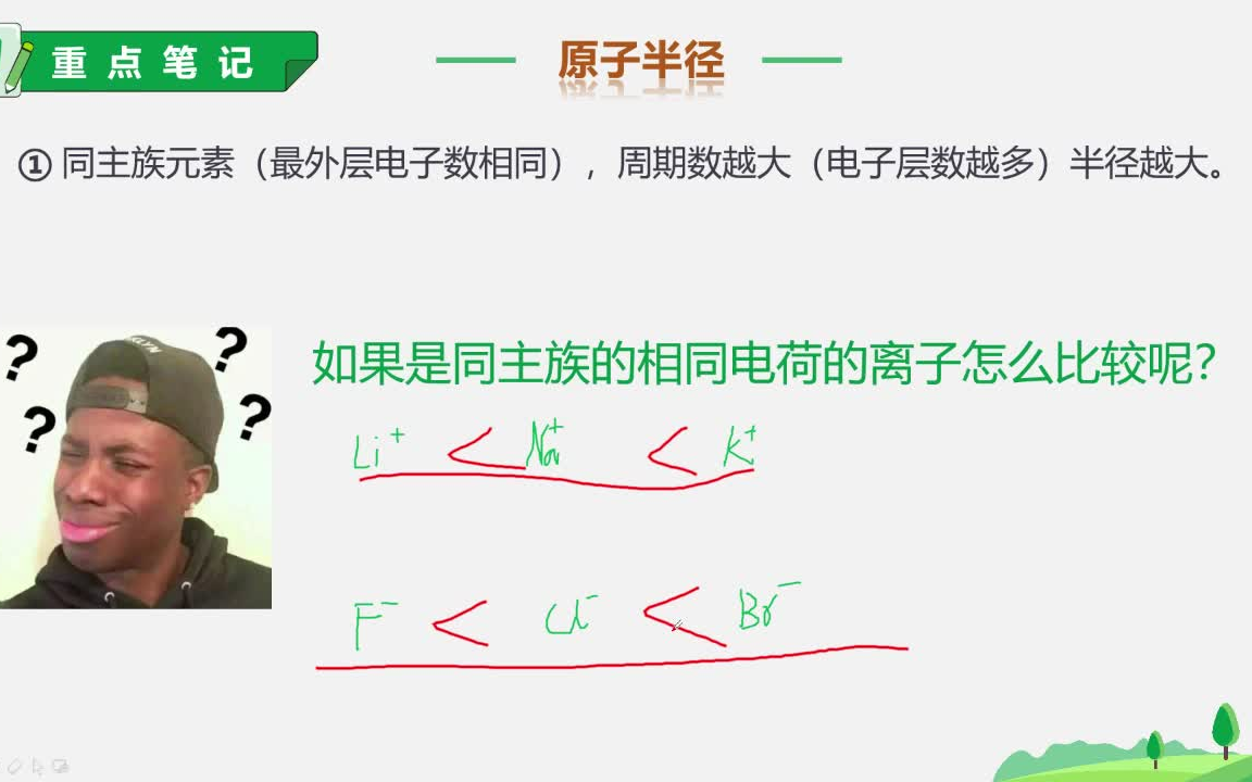 原子半径大小比较方法5.13