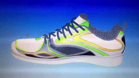 三D鞋样板设计颜色搭配属于你的选择!