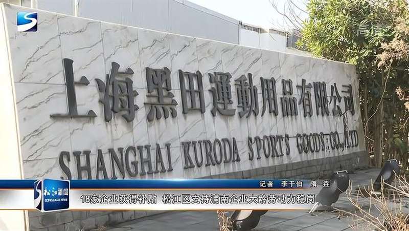 18家企业获得补贴 松江区支持浦南企业大龄劳动力稳岗