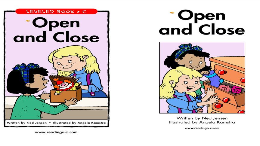 Open and Close|RAZ绘本故事讲解,儿童英语阅读