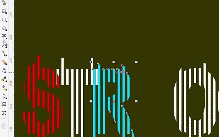 【CDR零基础课程】CDR怎么绘制灯光超炫字体效果 cdr打开ai文件...