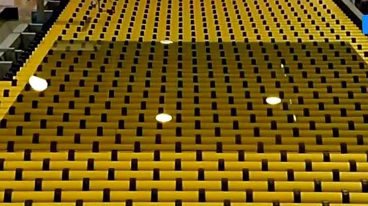 钢化玻璃生产过程实拍