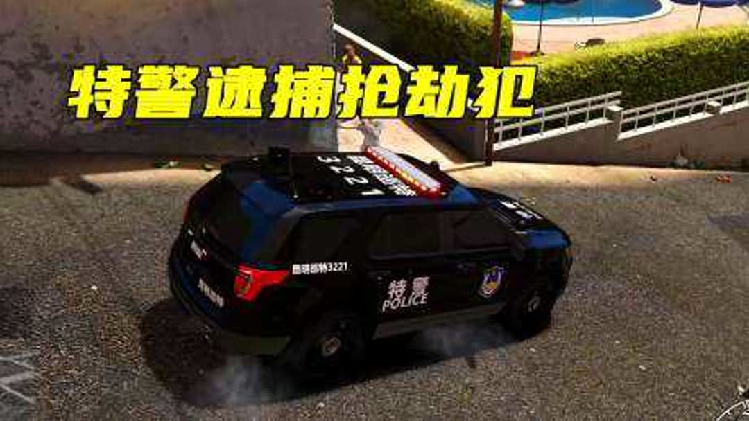 GTA5警察模拟:特警抓获两名抢劫犯