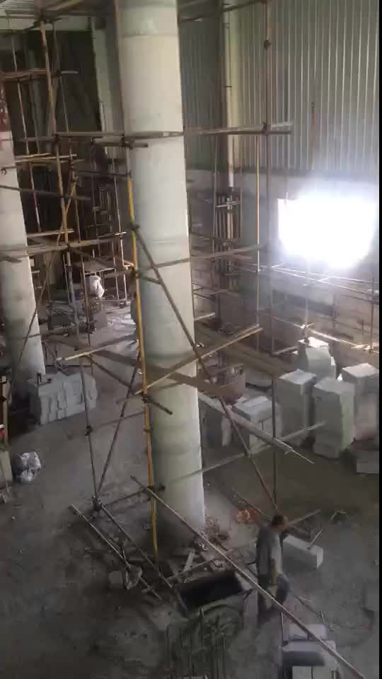 混凝土圆柱模板浇筑视频-鹏程模板