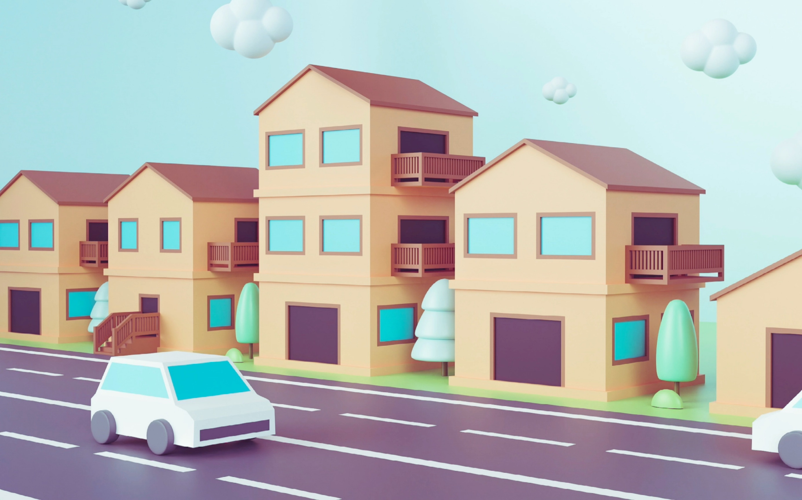 【Blender建模】卡通小房子场景