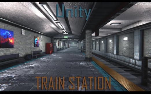 Sketchup+unity车站漫游 by Khan Creative