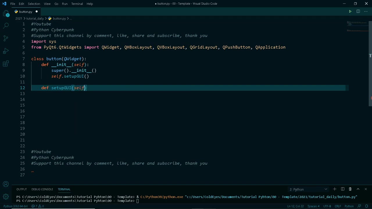 Python PyQt6 Tutorial in 5 Minutes
