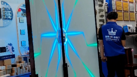 弧形自动门深圳网红门
