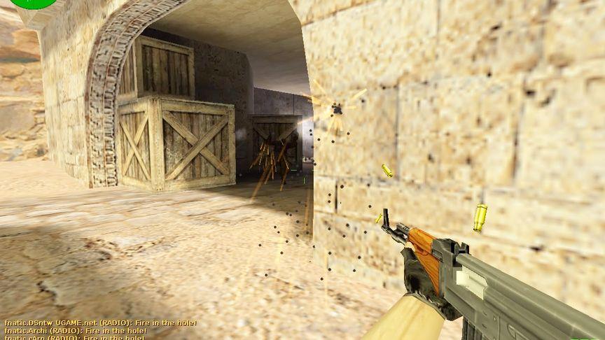 CS1.6:dsn拿起AK来也丝毫不含糊,依然像AWP似的点射秒杀