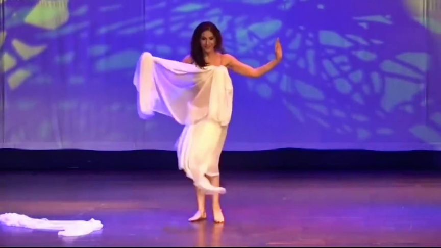 一段很有创意的肚皮舞演出ߒ�#国外肚皮舞大师 #最美东方舞