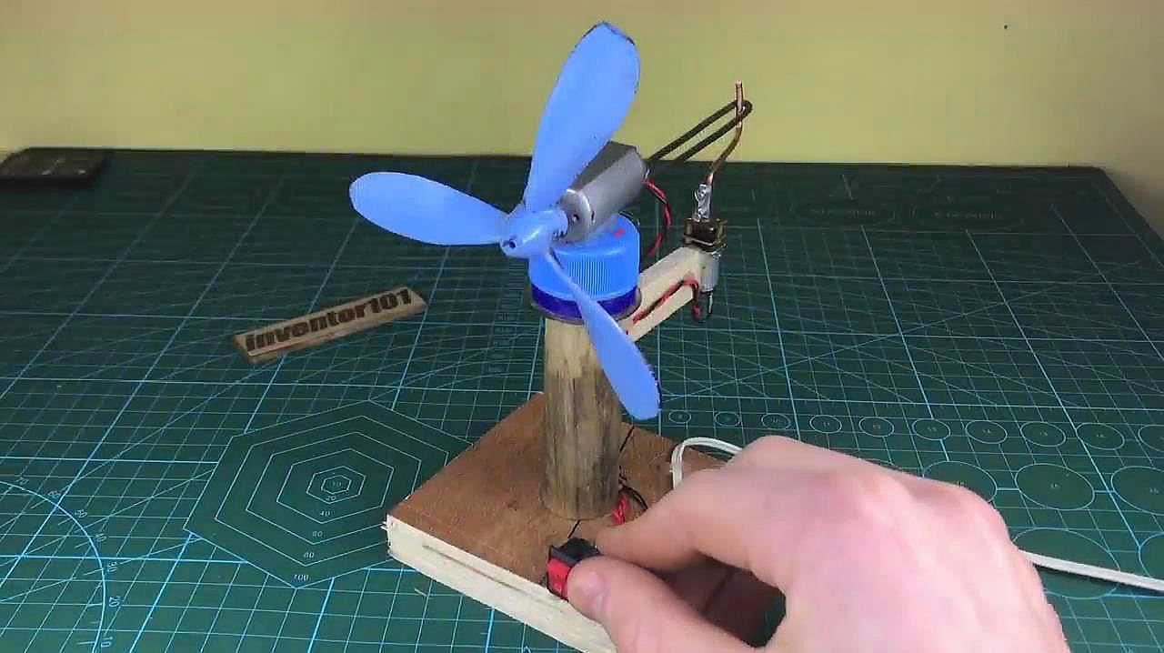 如何在家中制作简易的电风扇,你想拥有吗?一起来见识下!