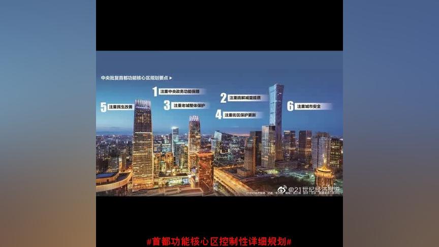 #首都功能核心区控制性详细规划#