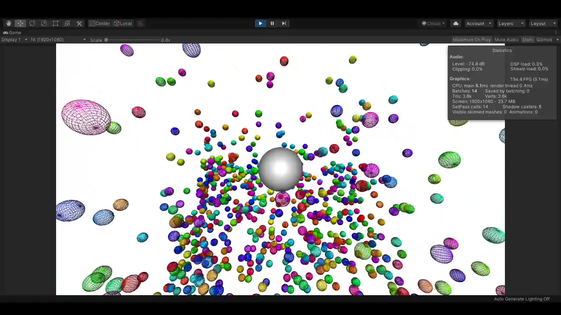 [Unity GPGPU]基于Unity Compute Shader的刚体粒子实现(全英)