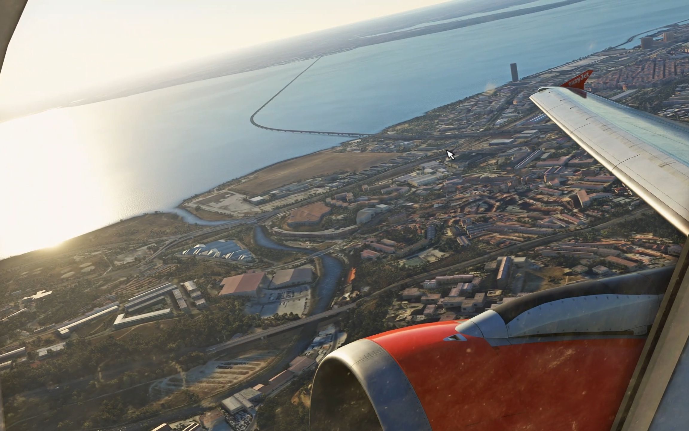 【微软模拟飞行】4K极致画质下的2020!里斯本清晨离港