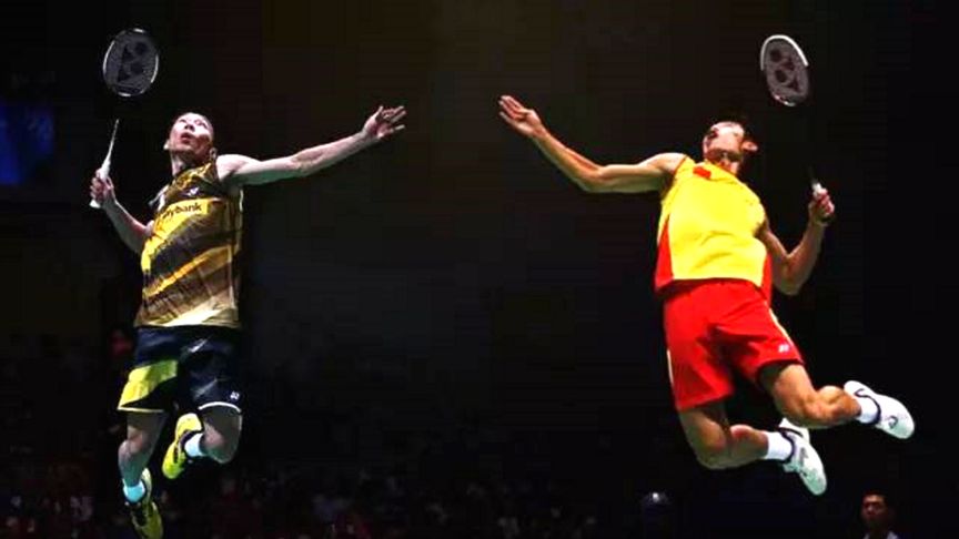 伦敦奥运会-李宗伟vs林丹“终极决战”上半场精彩时刻 (2)