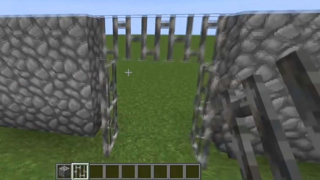 我的世界/斯蒂夫:最简单的花园大门,简洁而且很大方!