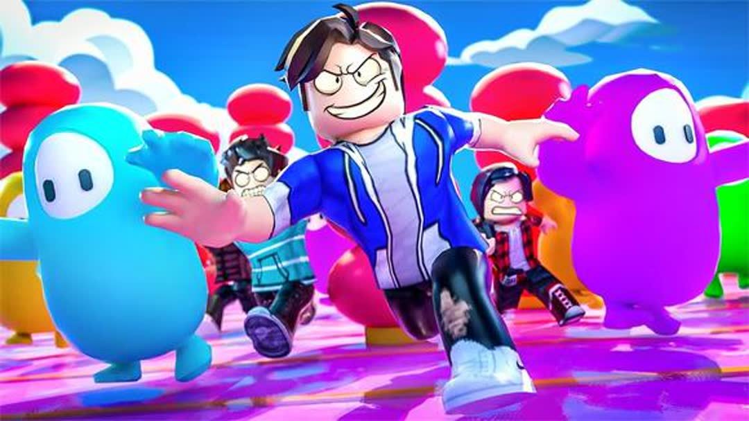 Roblox糖豆人模拟器:超疯狂吃鸡挑战!欢乐迷你小游戏?小格解说