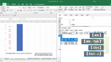 4.自定义数字格式