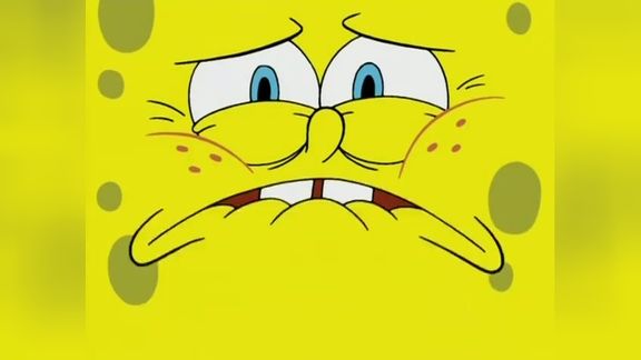 海绵宝宝好像出什么事了,蟹堡王前面停着一辆救护车