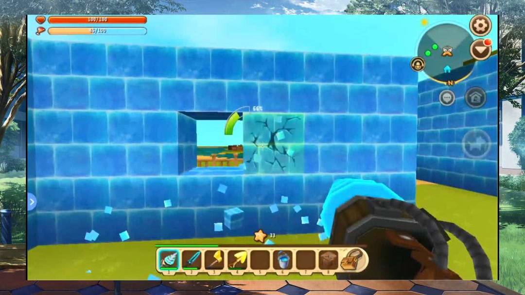 迷你世界忆涵:建房子大赛率先完成!建成这样熊样还有救