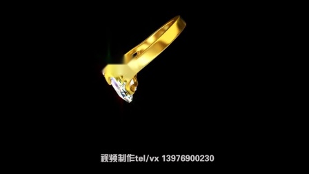 35.全息钻石戒指模型展示视频制作