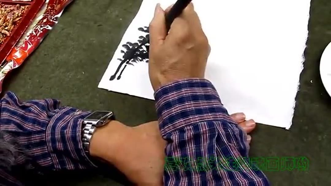 国画—山水画基础教程 技能技法视频剪辑