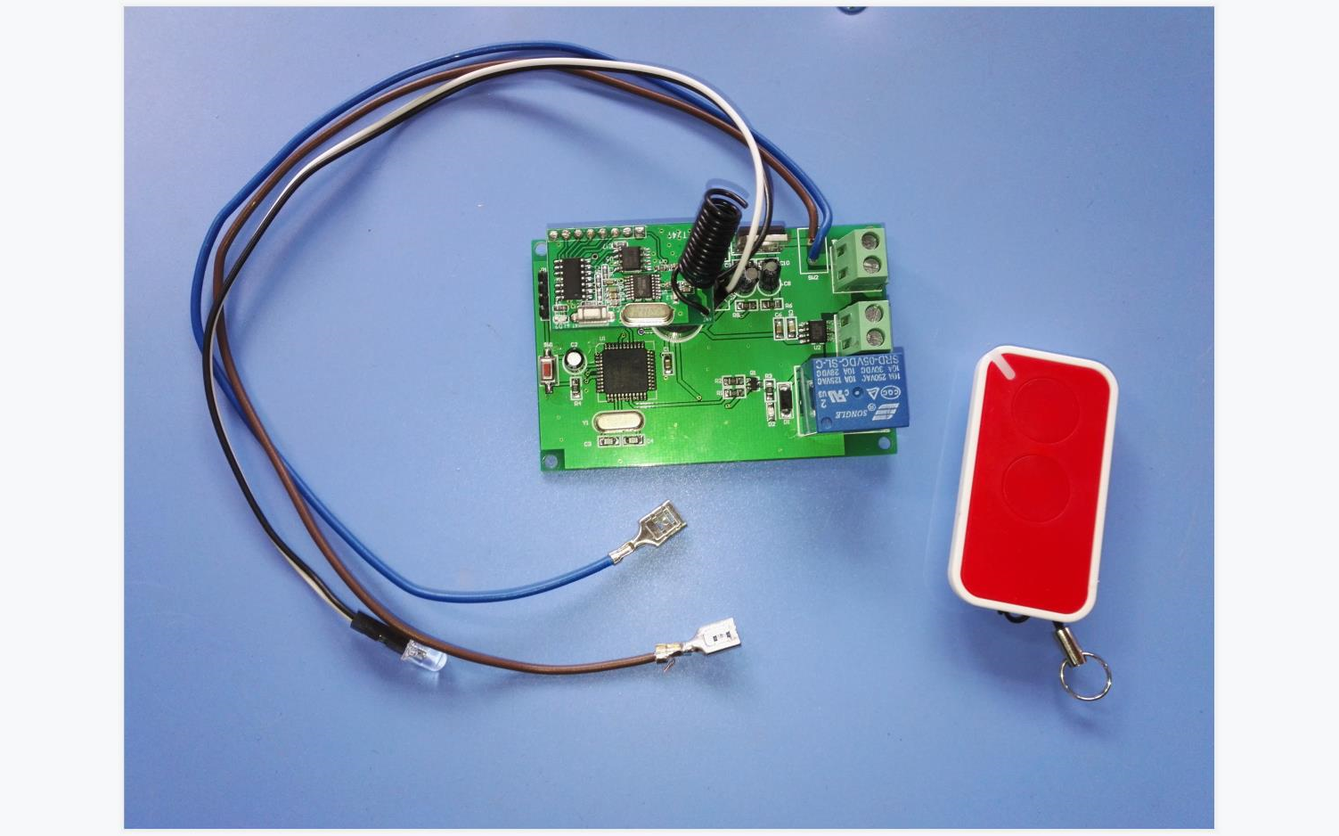 基于51-STC12C5A60S2单片机智能遥控自动车衣收纳器设计/315M超...