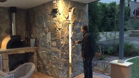 老外发明4款隐形门,手动电动全都有,小偷来了含泪走!