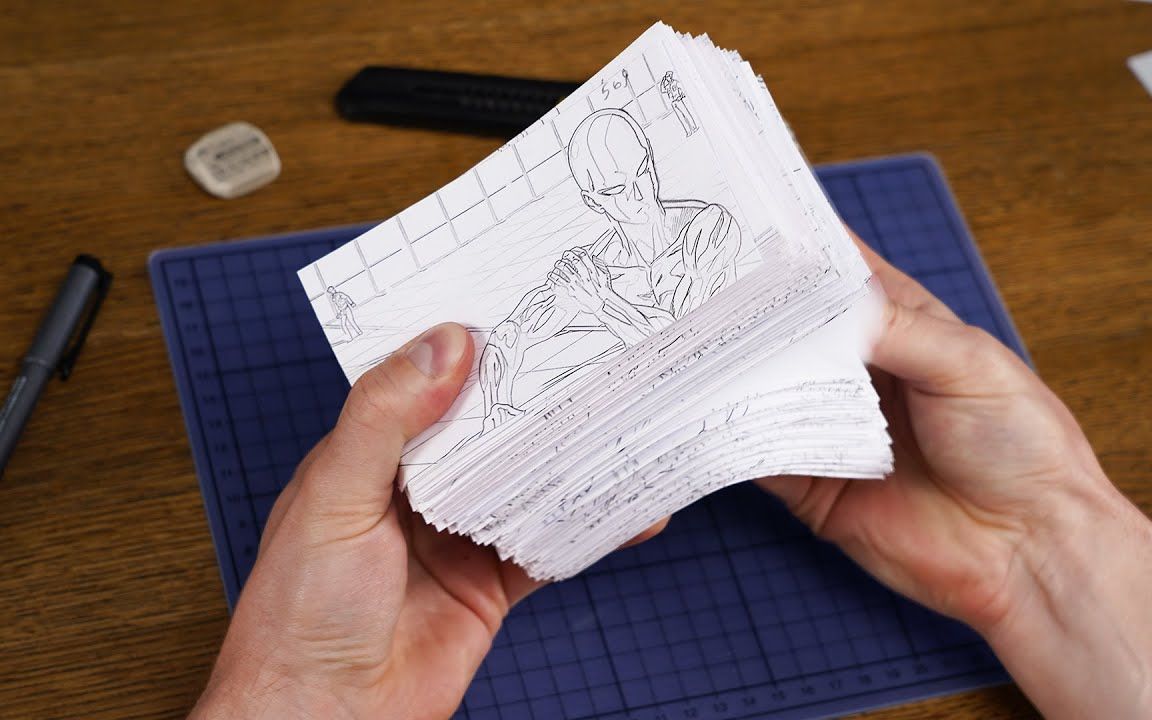 世上最有耐性的人!亲手画727张图而成的动画,重现一拳超人经典一幕!