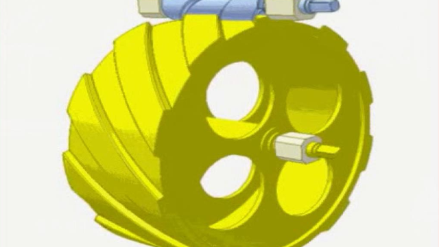 直观的机械原理,这样的圆柱齿轮传动机构真罕见,涨见识了