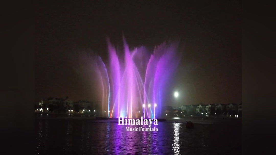 漂浮喷泉 数码喷泉 喜马拉雅喷泉越南开秀