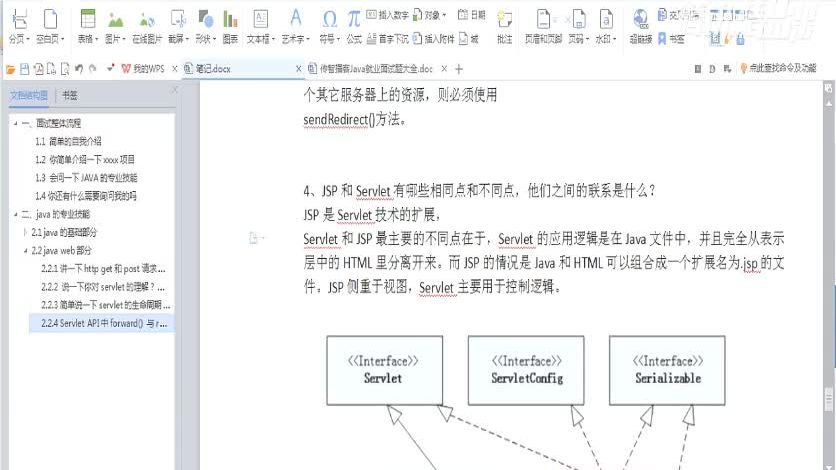 20_Java常见的面试试题及详解_jsp和Servlet的相同点和不同点?