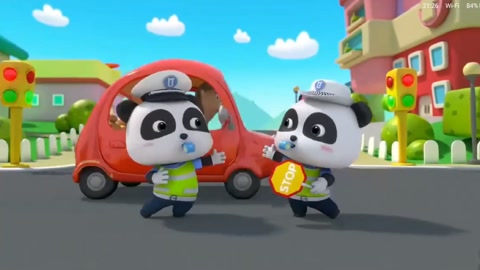 奇妙交通小警察 指挥交通秩序;宝宝巴士游戏