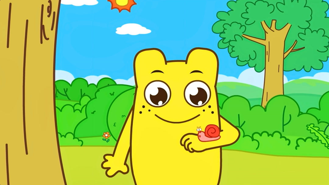 咕力咕力:蜗牛与受伤了,宝宝动物认知与安全好习惯启蒙动画