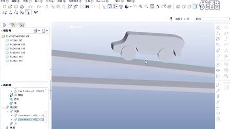 proe小汽车运动仿真