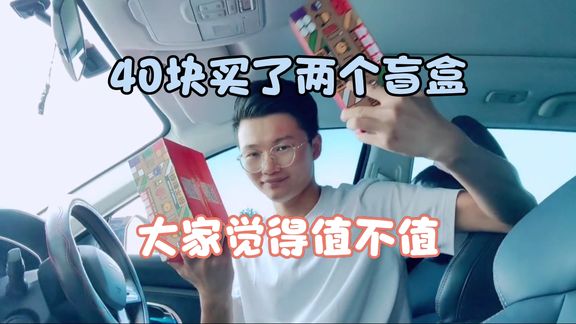 四十块买了两个盲盒,拆箱看看值不值