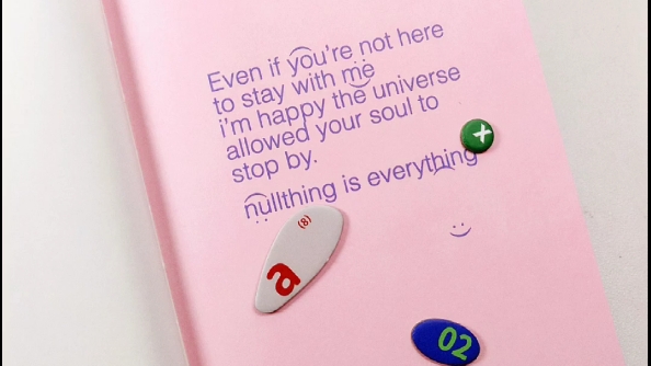 SI · nullthing新品开箱/敏感无限手帐本/粒子厚卡/文件夹