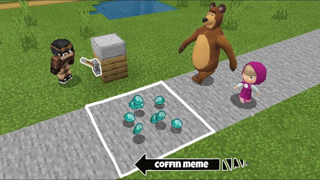 小仙女 我的世界 玛莎和熊会如何躲过设置的隐形陷阱