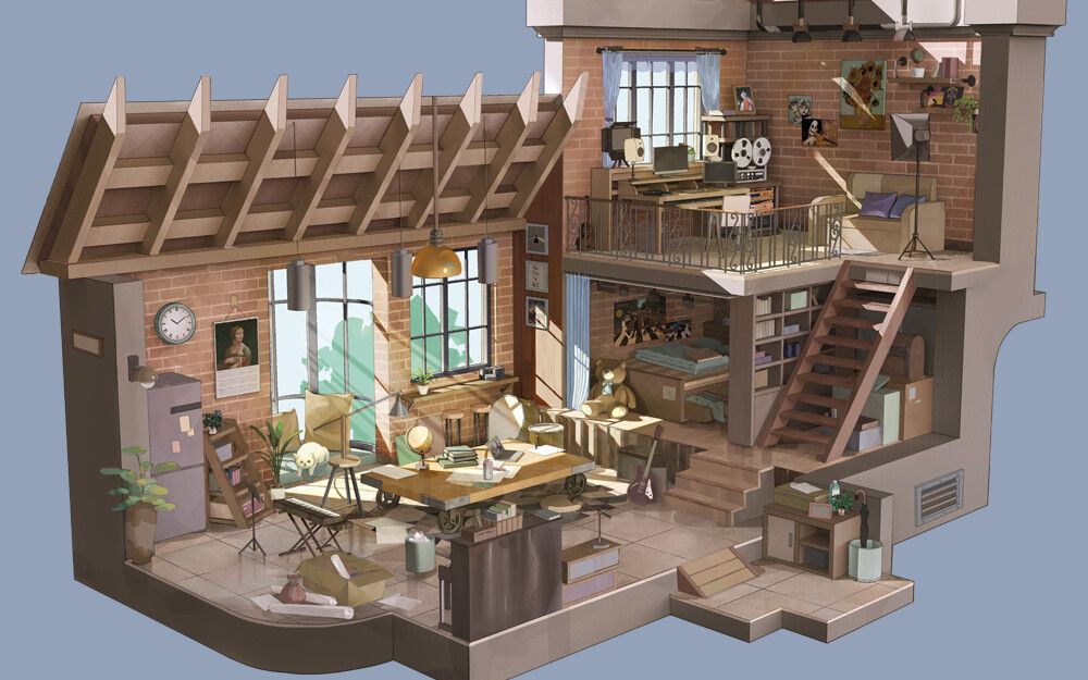 3Dmax建模教程:写实场景模型制作